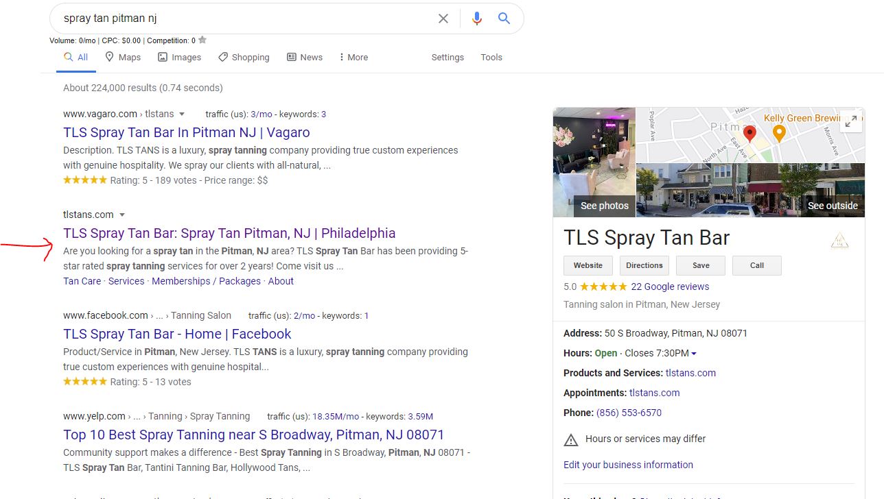 Spray Tanning Website Design - Create a website for your spray tanning ...